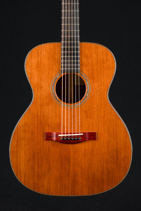 Santa Cruz OM Rare Figured Pernambuco and Fort Ross Chapel Redwood ...