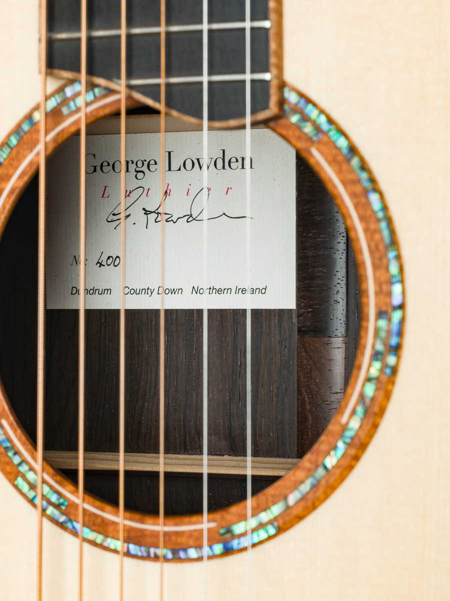 George Lowden Luthier Master Series S Brazilian Rosewood and Alpine ...