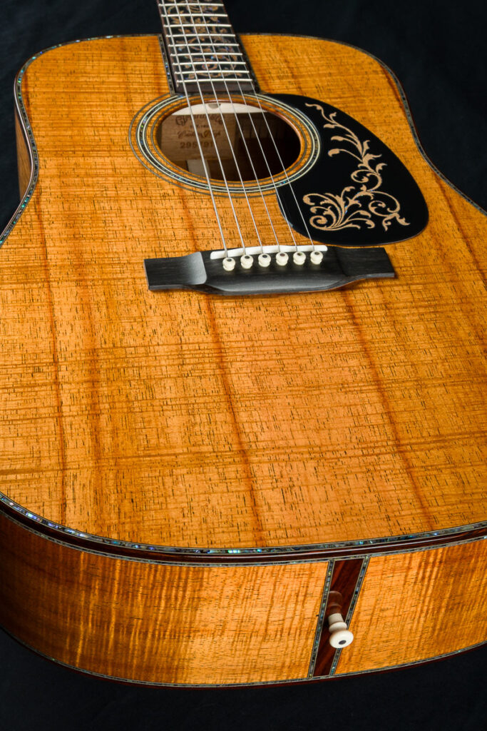 Martin D-45 Custom Tree of Life Premium Highly Flamed Koa | Down Home ...