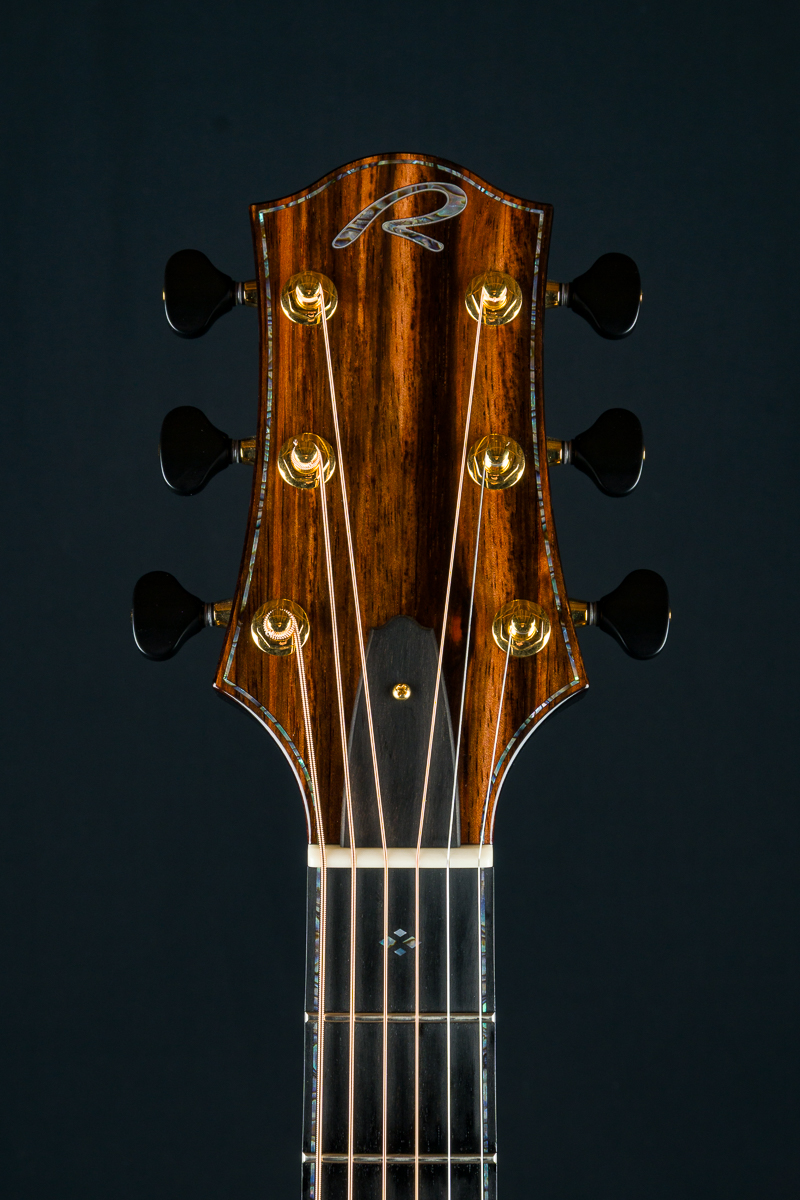 Kevin Ryan Abbey Grand Parlor Flamed Koa and Engelmann Spruce Used ...